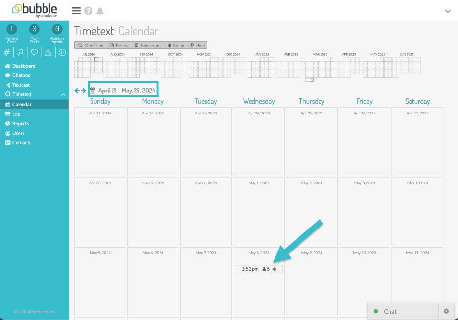 Bubble User: Calendar
